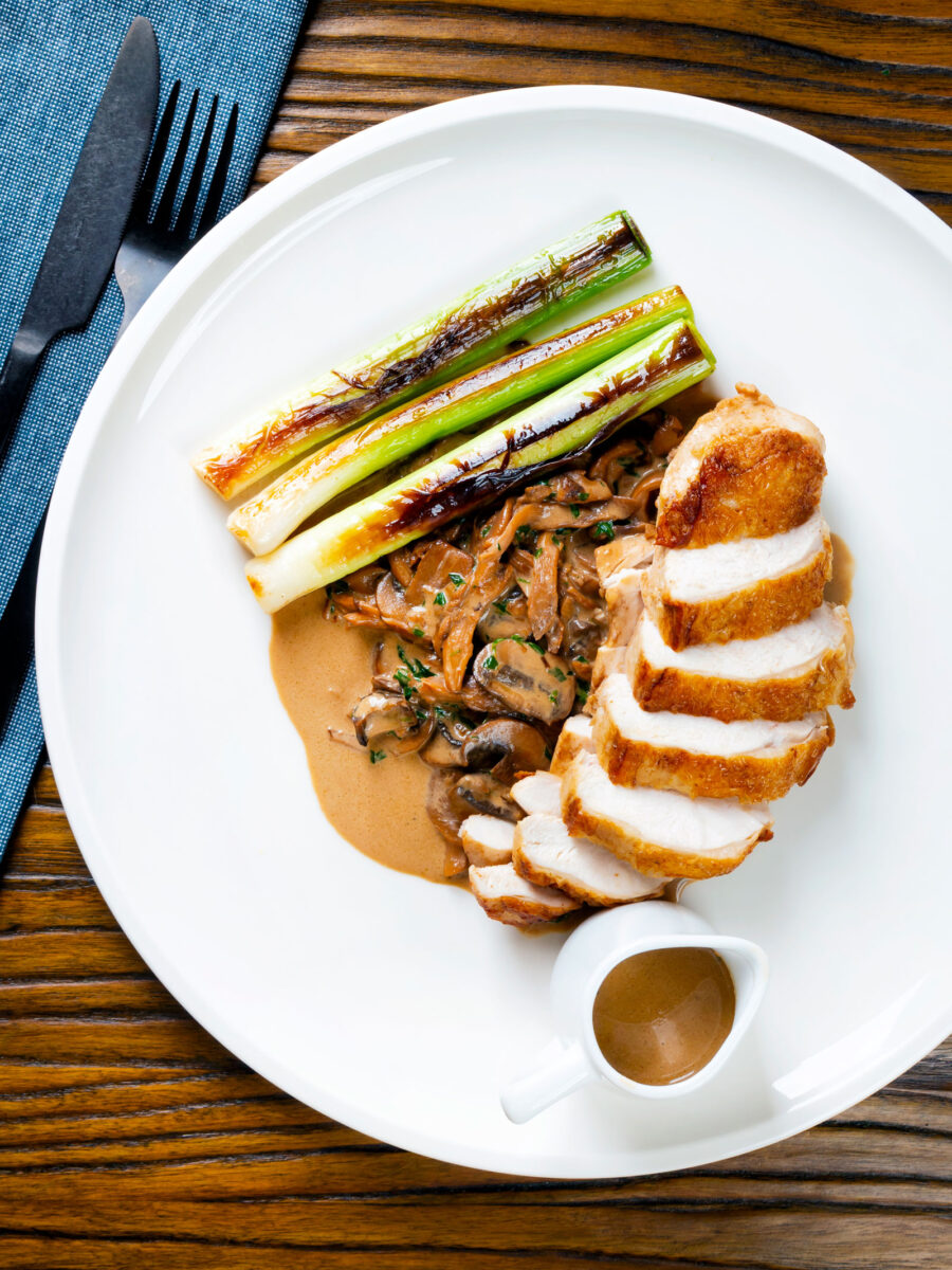 Chicken Forestière with Cream and Tarragon - Krumpli