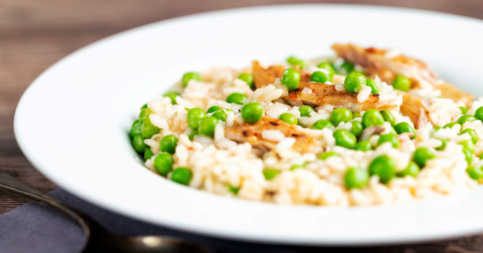 Smoked Mackerel Risotto with Peas - Krumpli