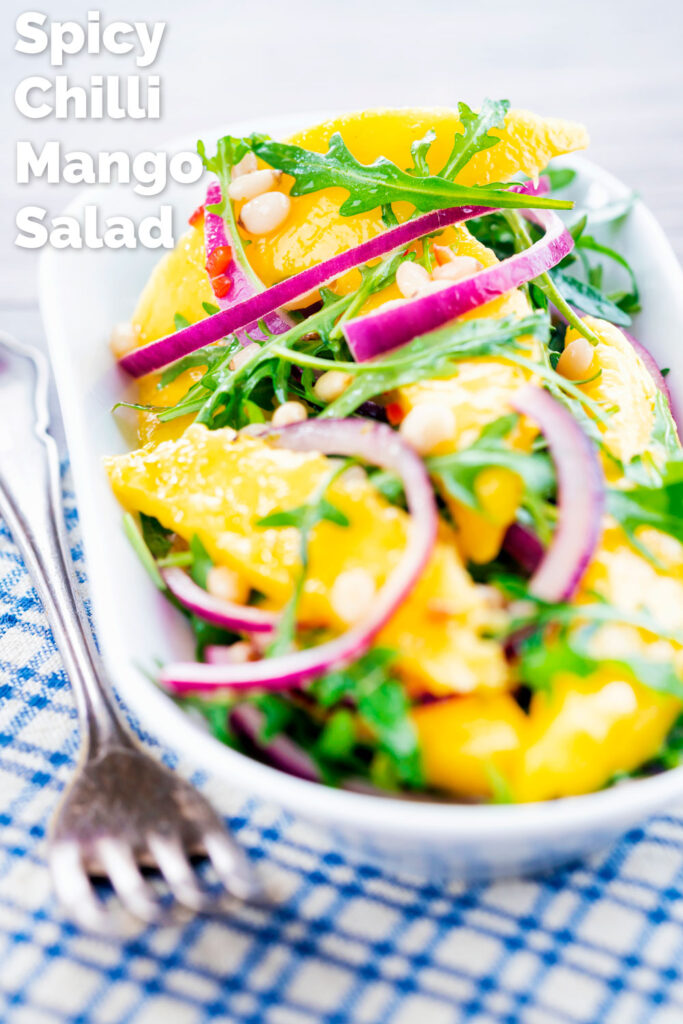 Spicy Mango Salad With Rocket Krumpli