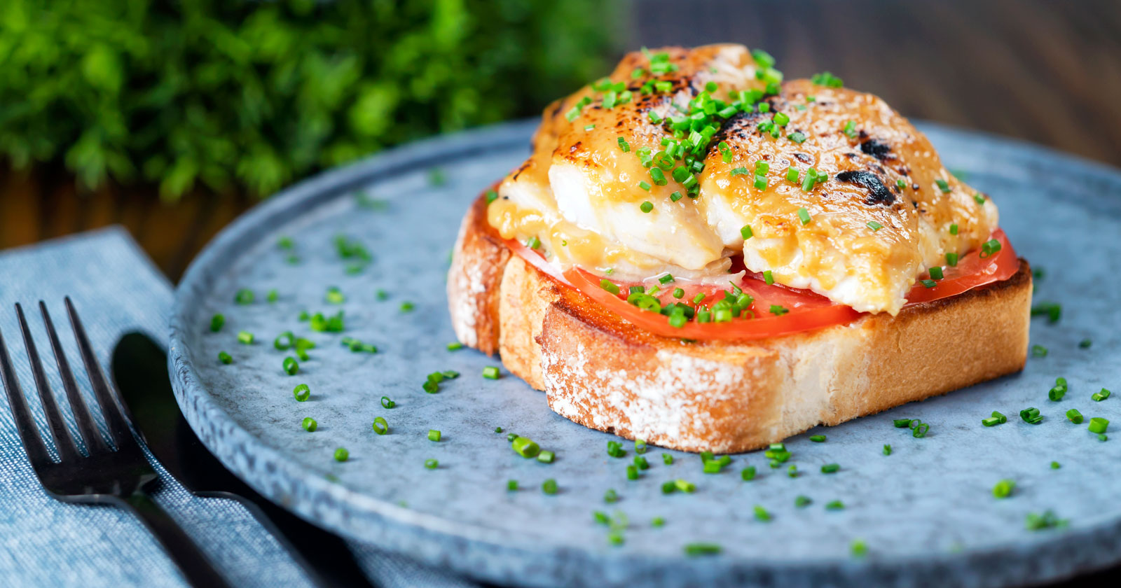Smoked Haddock Rarebit on Toast - Krumpli