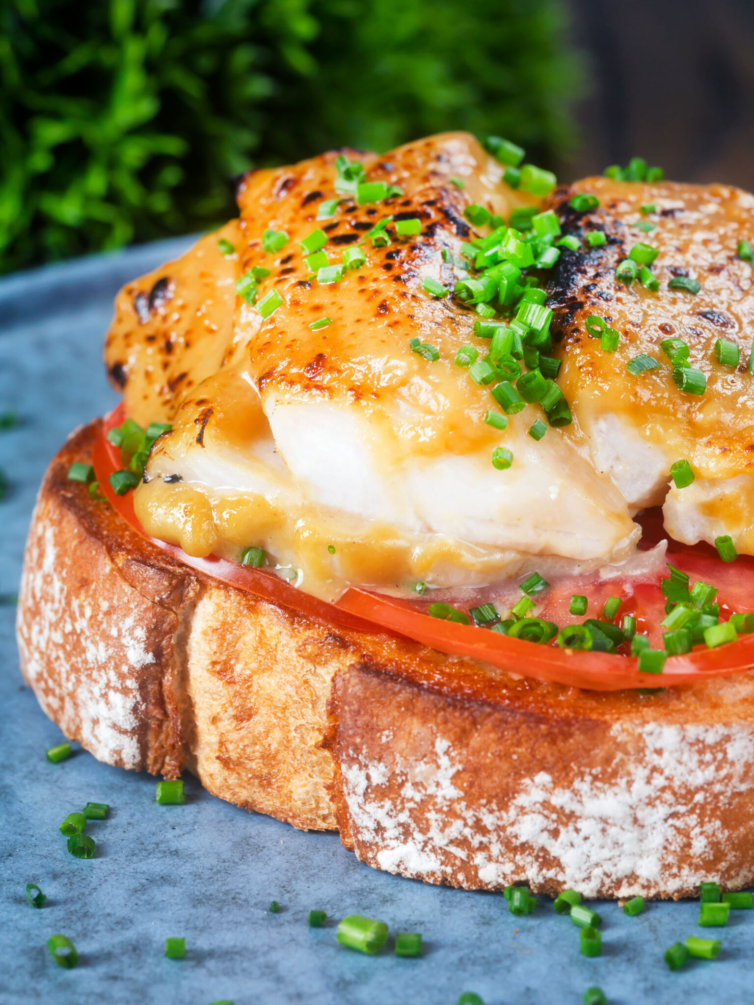 Smoked Haddock Rarebit on Toast - Krumpli
