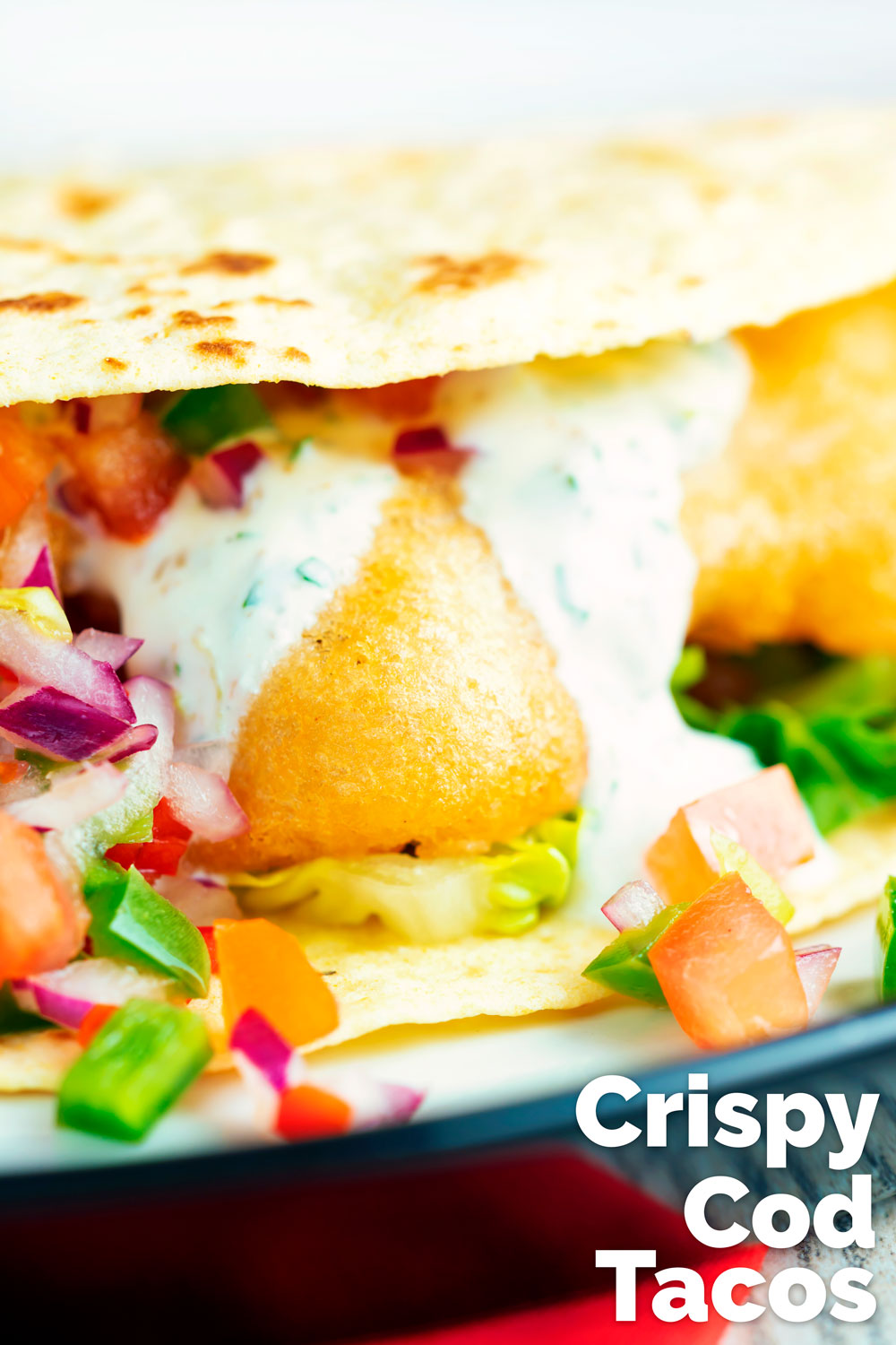 Beer Battered Crispy Cod Fish Tacos - Krumpli