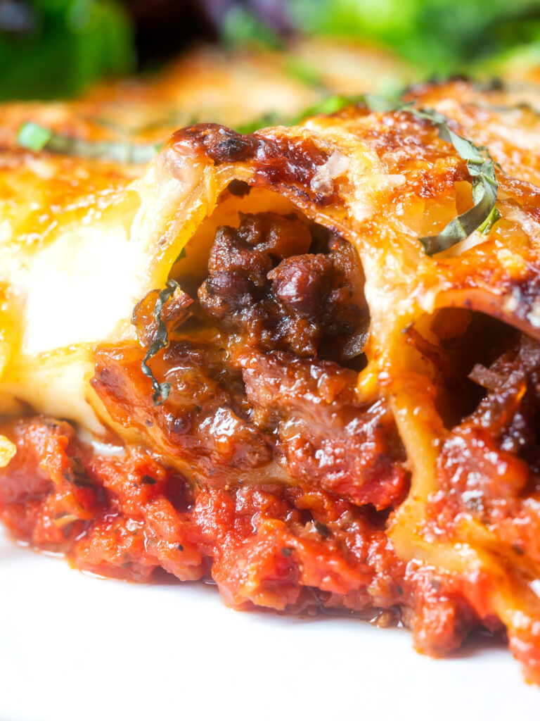 Beef Cannelloni with Cheesy Topping - Krumpli