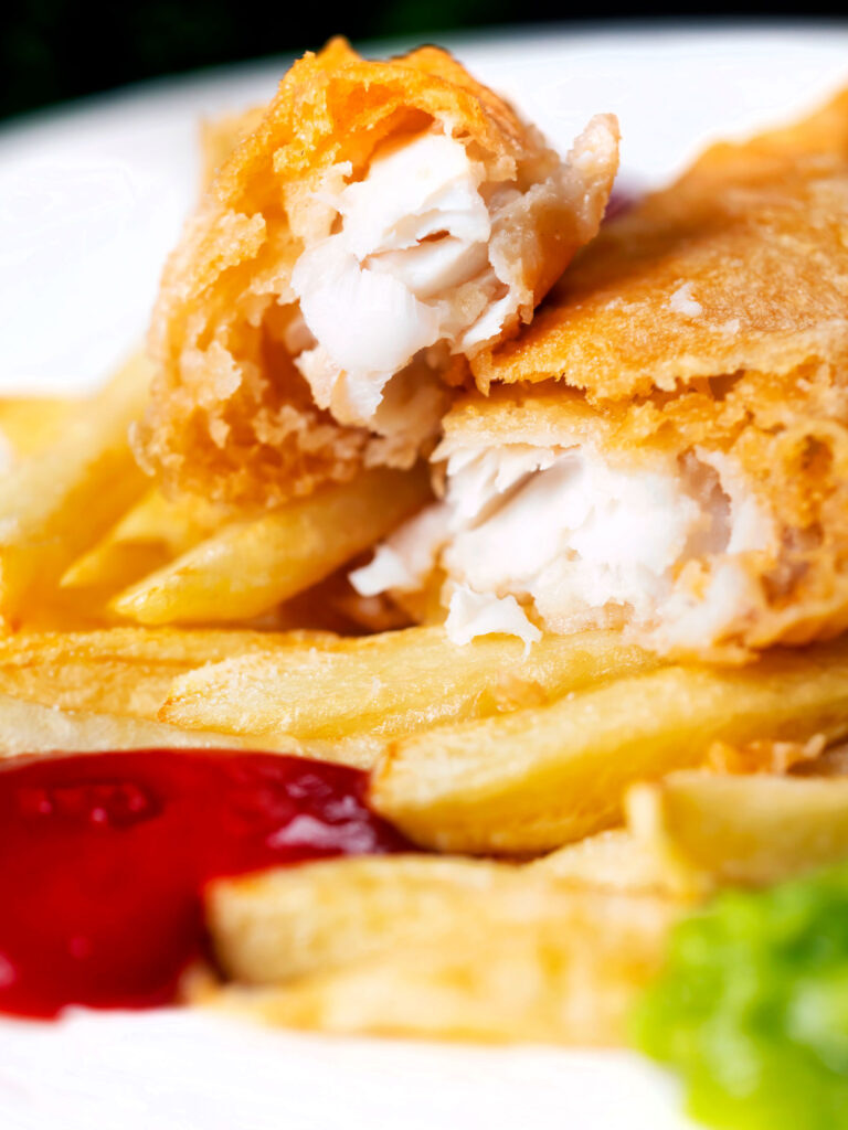 Chip Shop Style Fried Fish in Crispy Batter - Krumpli