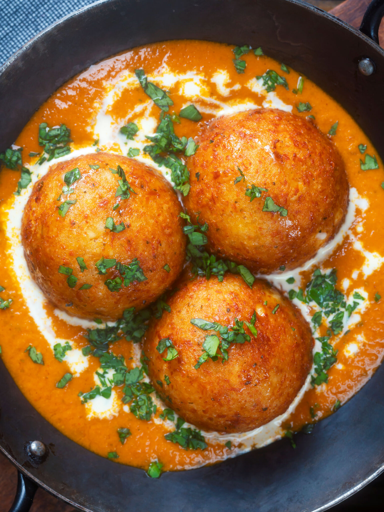 Malai Kofta Paneer and Potato Curry - Krumpli