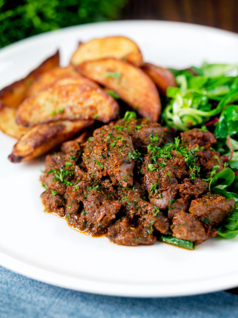 Quick and Spicy Peri Peri Chicken Livers - Krumpli