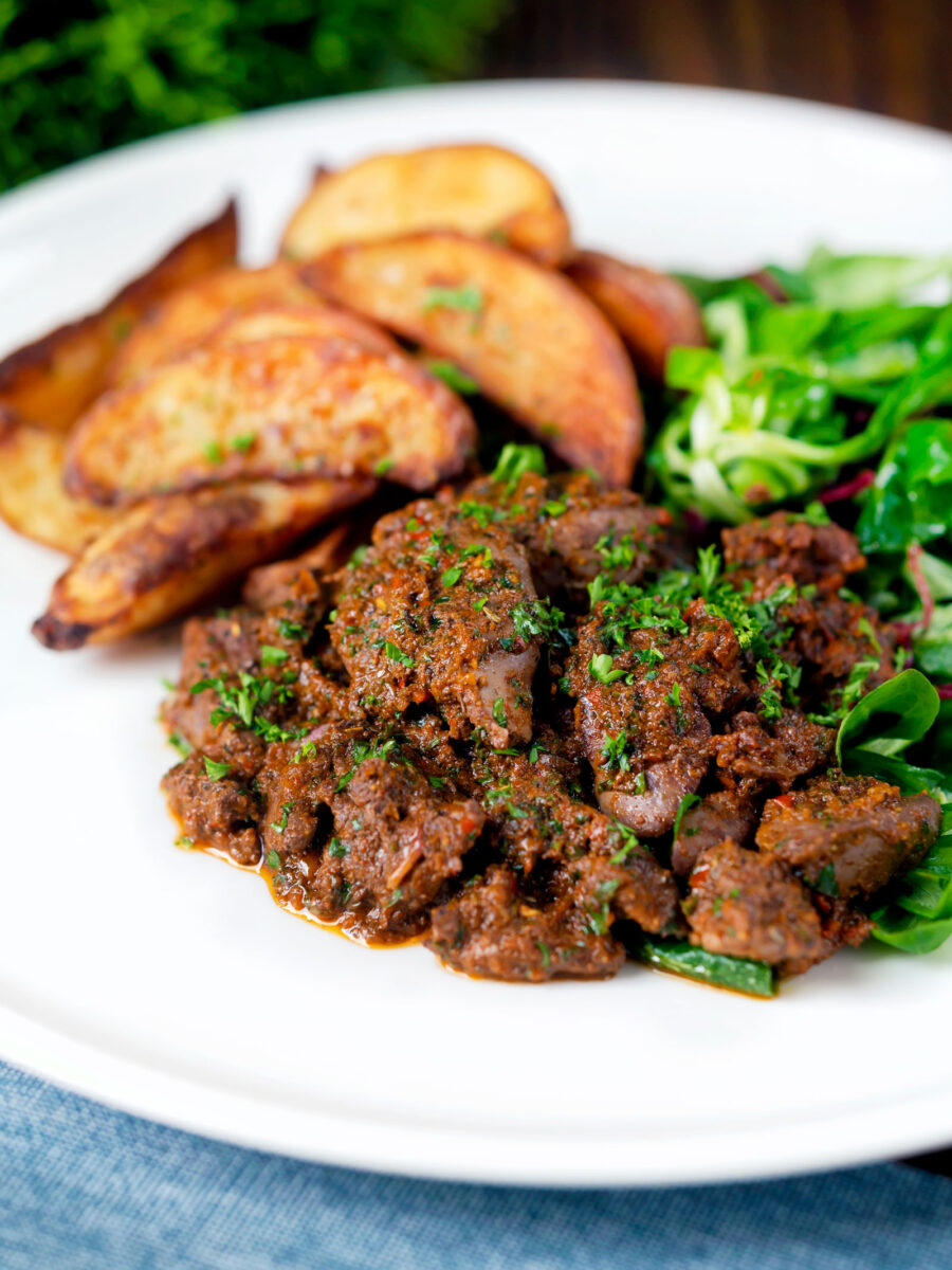 Quick and Spicy Peri Peri Chicken Livers - Krumpli