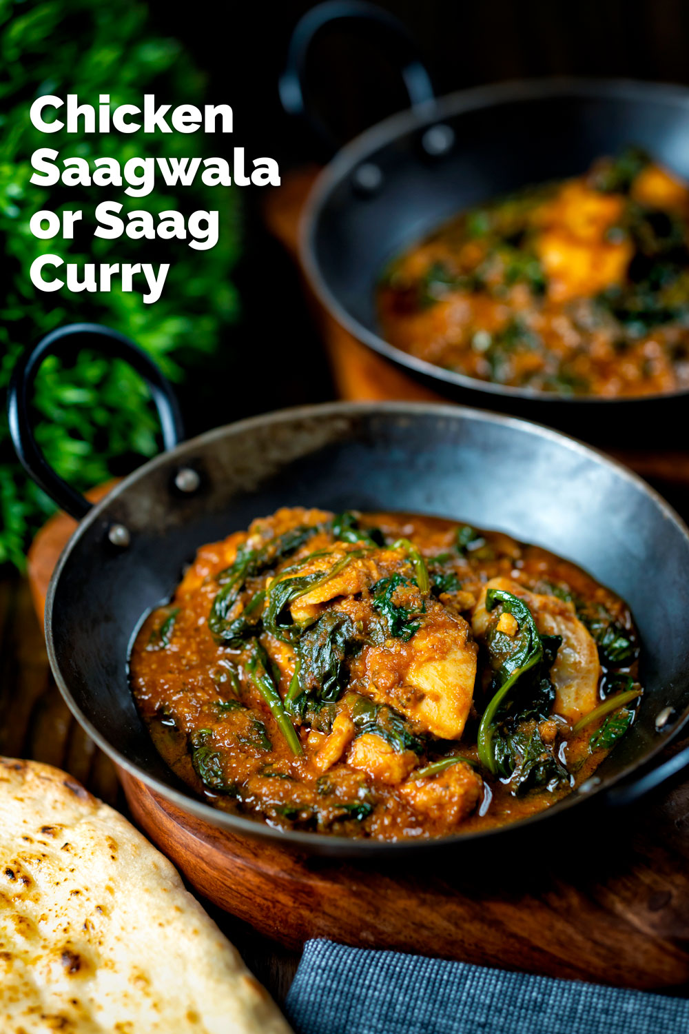 Chicken Saag or Saagwala Curry - Krumpli