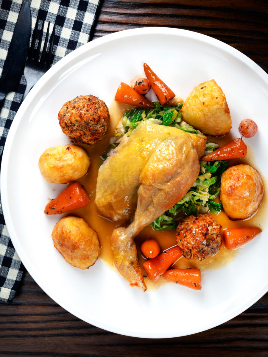 Perfect Sunday Roast Chicken With Pan Gravy - Krumpli