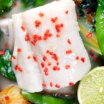 Poached Cod in Coconut Milk with Pak Choi - Krumpli