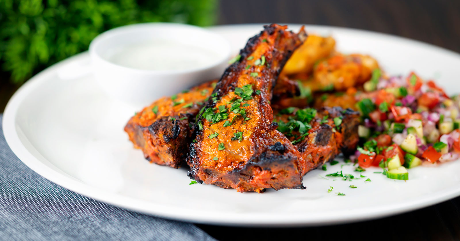 Easy Indian Tandoori Lamb Chops - Krumpli