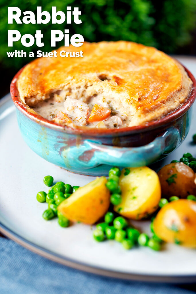 Rabbit Pie with Suet Crust - Krumpli