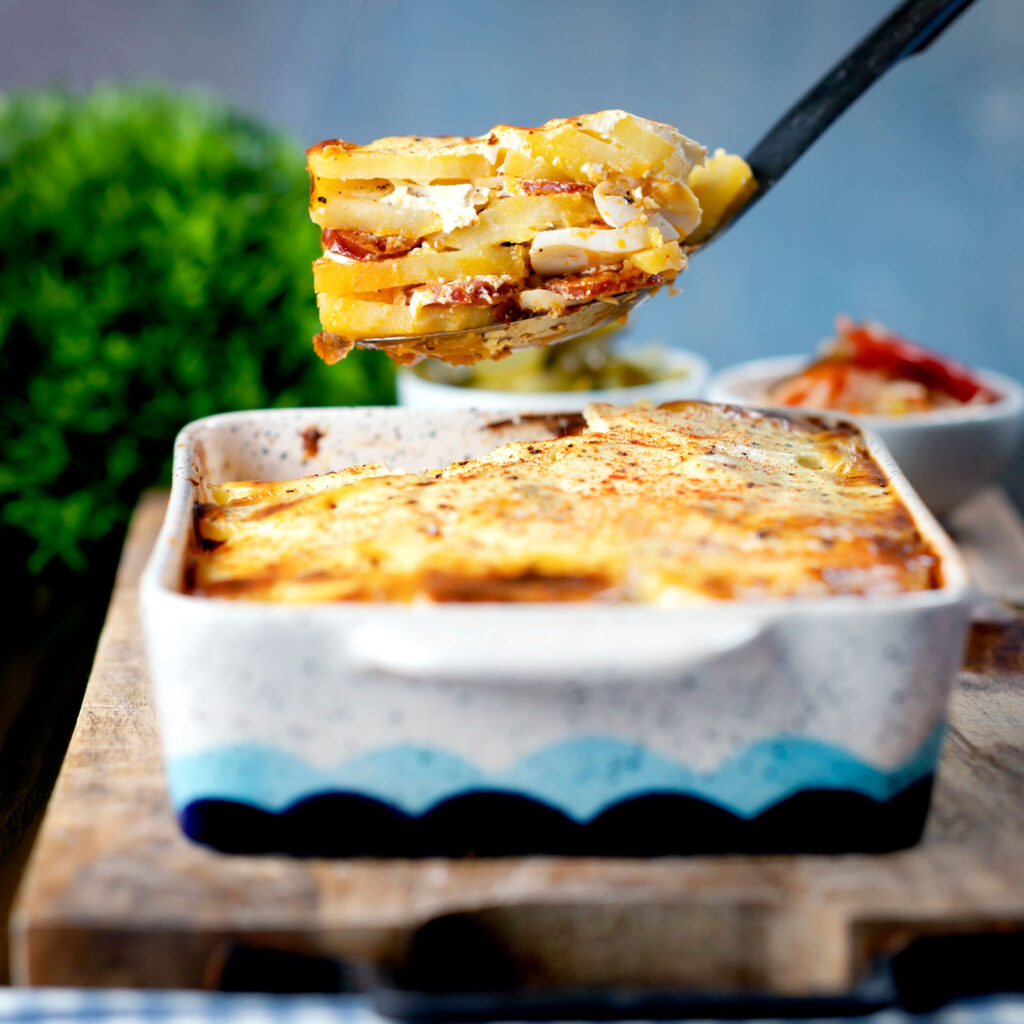 Rakott Krumpli Hungarian Layered Potatoes - Krumpli