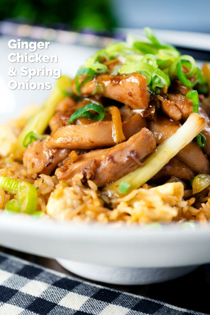 Easy Chicken with Garlic, Ginger and Spring Onion - Krumpli