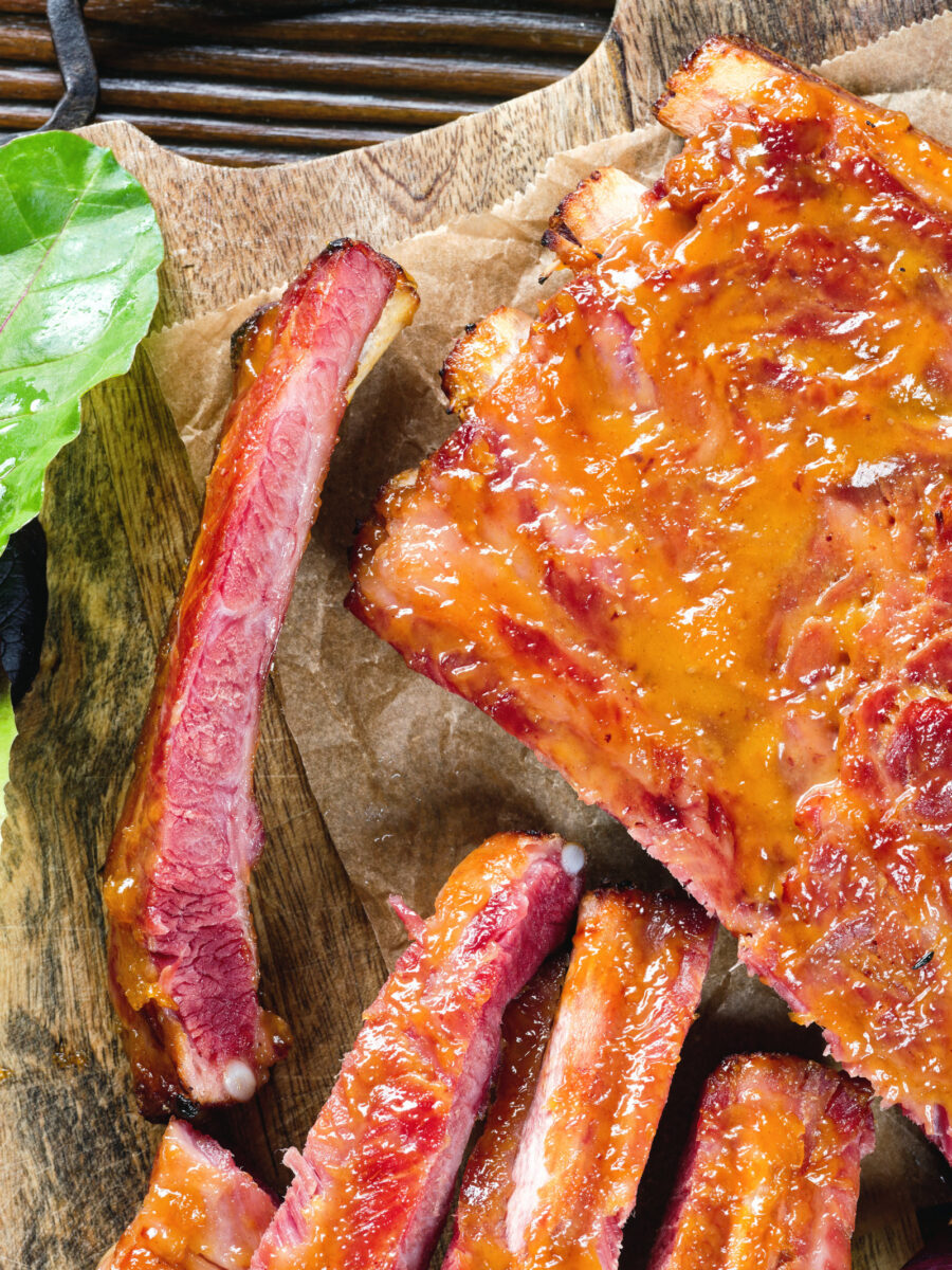 Bacon Ribs with an Apricot Glaze - Krumpli