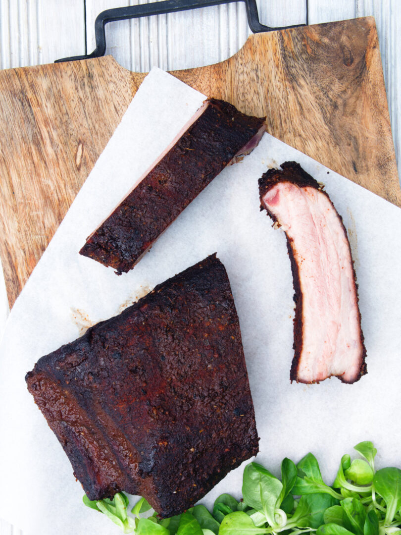 Slowly Smoked Meaty BBQ Pork Ribs - Krumpli