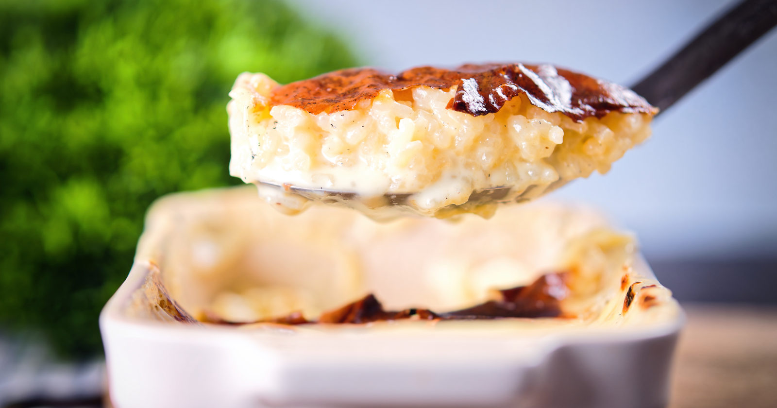 Oven Baked Rice Pudding for Two - Krumpli