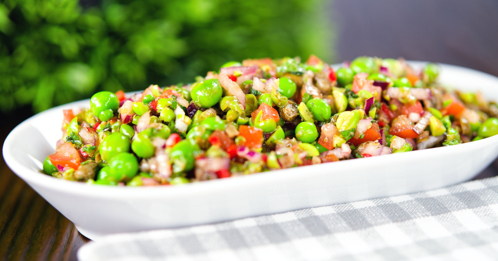 Quick & Easy Minted Pea Salsa or Salad - Krumpli
