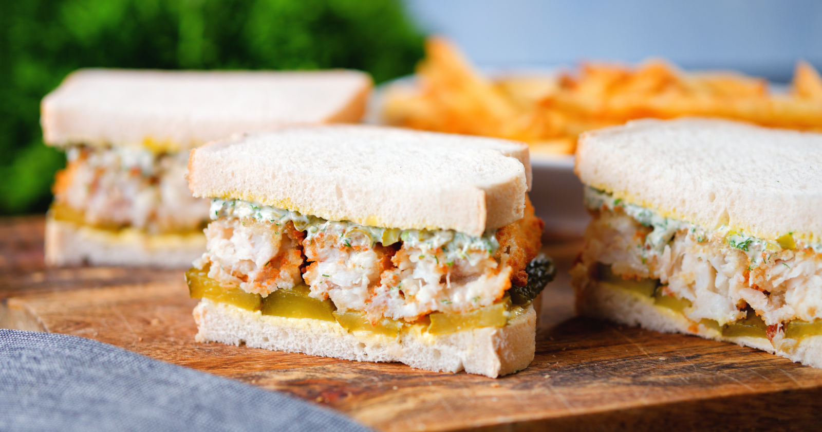 Fish Finger Sandwich with Tartar Sauce - Krumpli