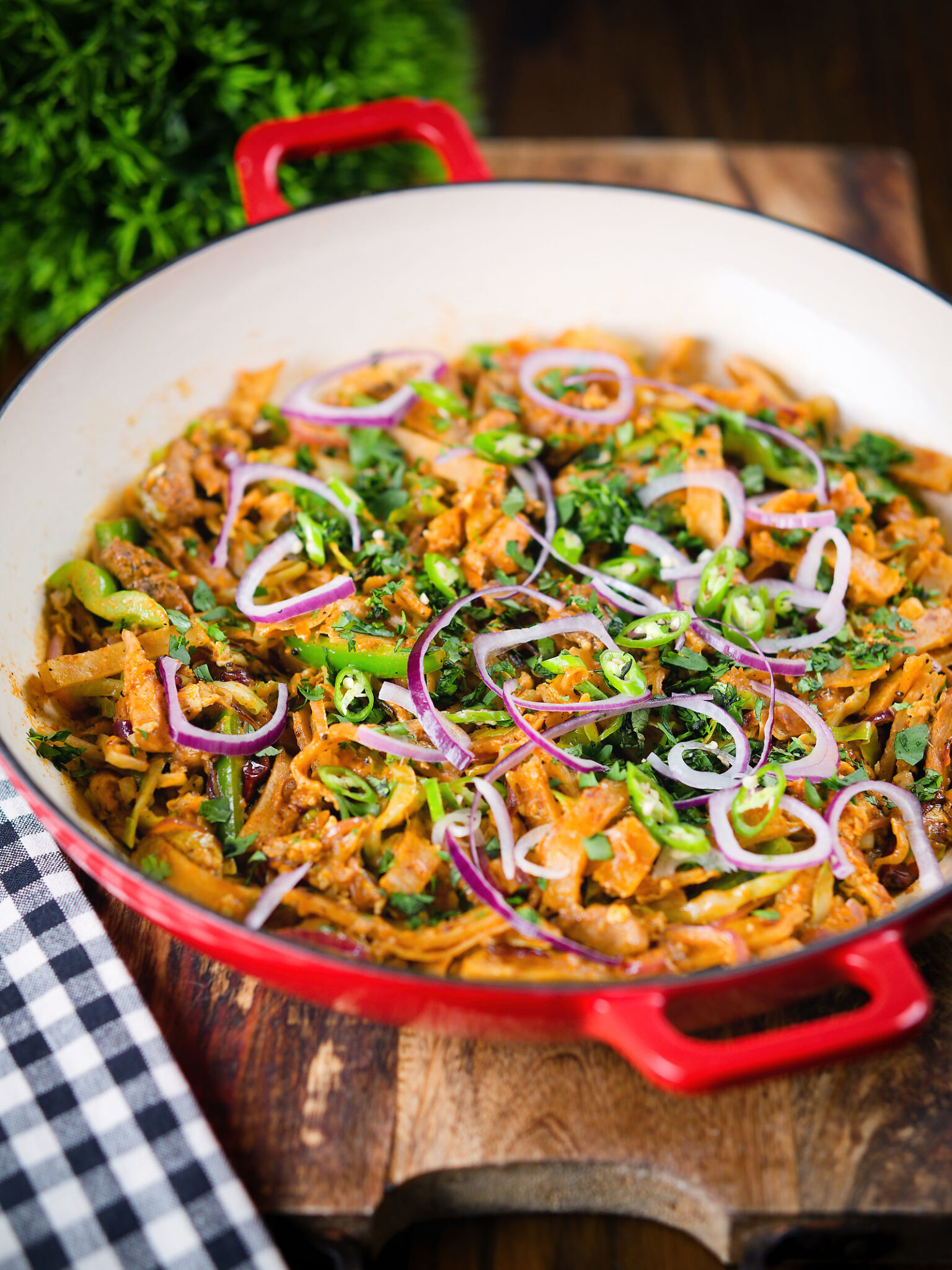 Sri Lankan Chicken Kottu Roti - Krumpli