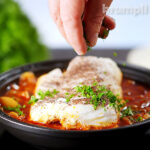 Fish (Cod) Tagine with Preserved Lemons - Krumpli