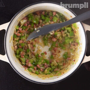 Paprikas Krumpli Hungarian Potato and Sausage Stew - Krumpli