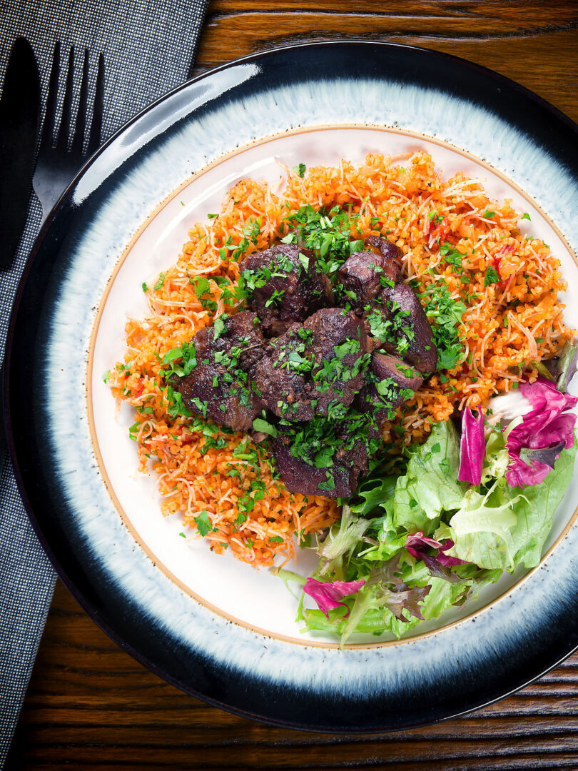 Afelia Cypriot Pork Braised in Red Wine - Krumpli