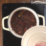 Afelia Cypriot Pork Braised in Red Wine - Krumpli