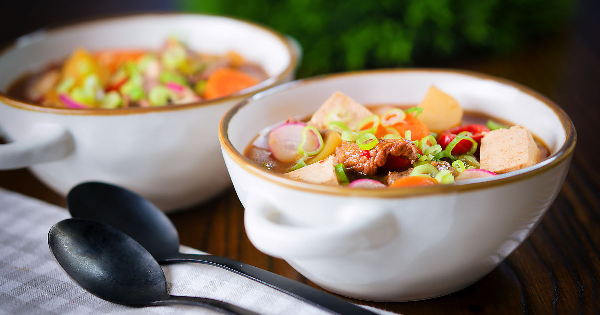 Doenjang Jjigae - Korean Beef Stew - Krumpli