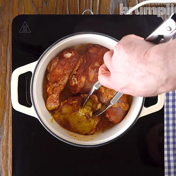 Simple Chicken Basque Stew - Krumpli