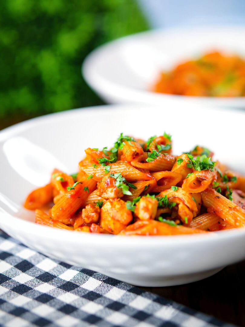 Indian(ish) Curry Chicken Penne Pasta - Krumpli
