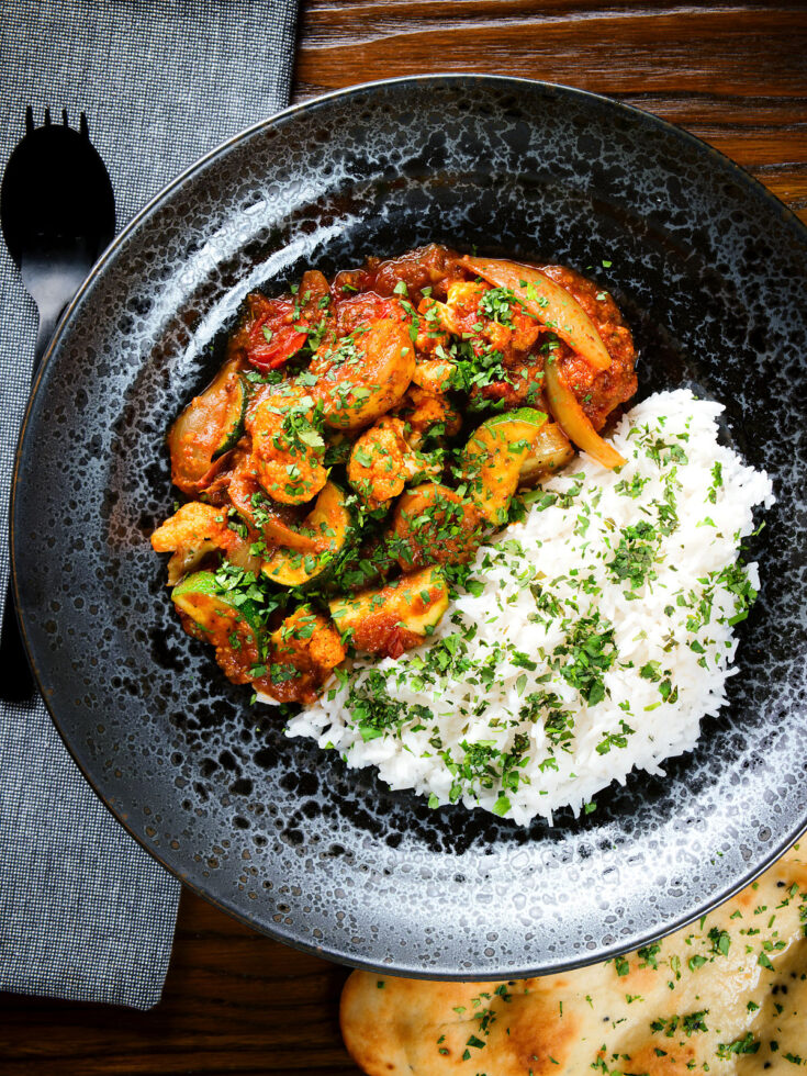 Vegetable Rogan Josh (Vegetarian/Vegan) - Krumpli