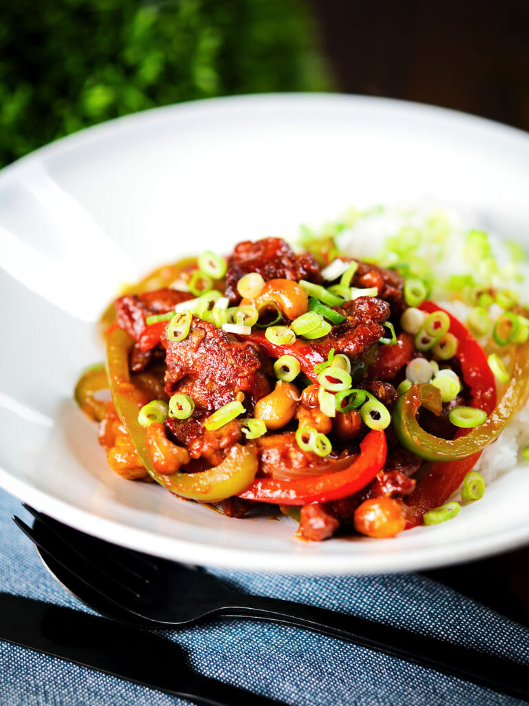 Spicy "Chinese" Dragon Chicken - Krumpli