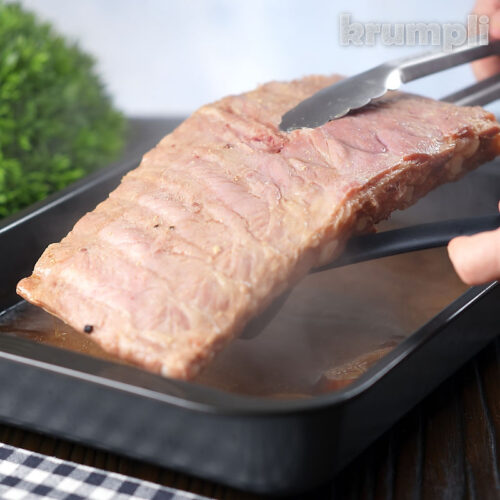 Bacon Ribs with an Apricot Glaze - Krumpli