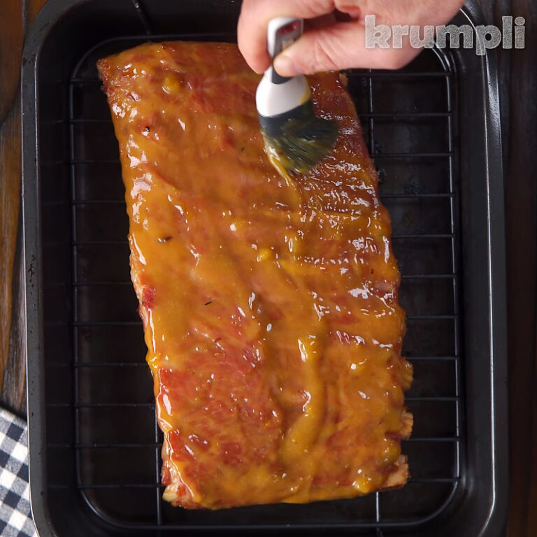 Bacon Ribs with an Apricot Glaze - Krumpli